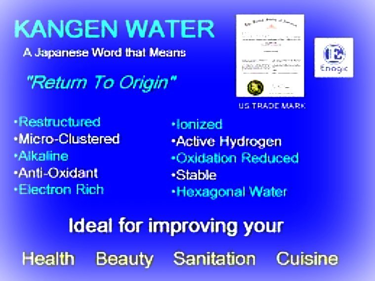 WHY KANGEN WATER?